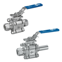 3 Piece Compression Fitting End Ball Valve | Mizup Metal Manufacturer